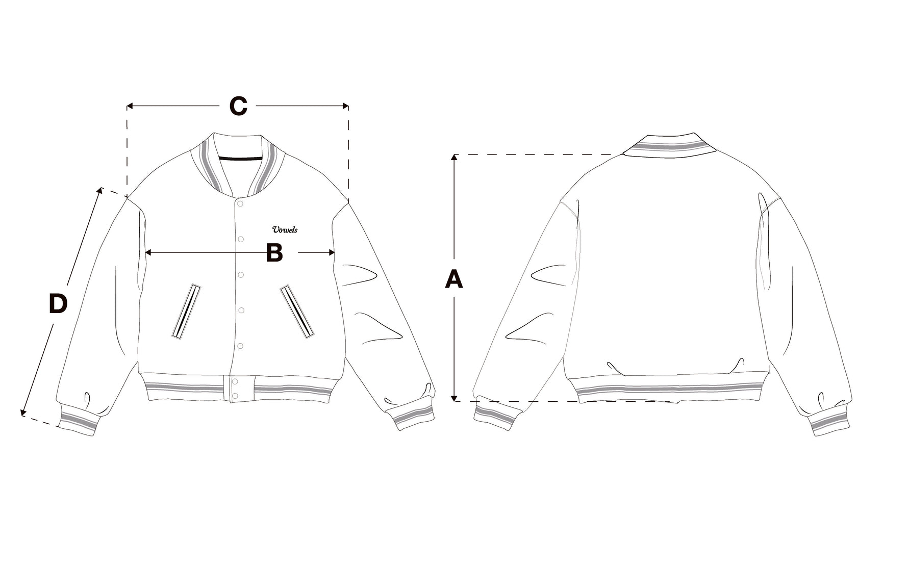 vowels | Varsity Jacket